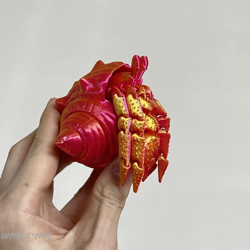 WMES1 3D Printed Hermit Crab, Conch Shell Simulation 3D Printed ...