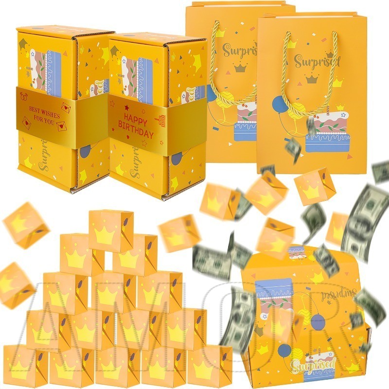 Surprise Bounce Gift Box - Creative Pop Up Explosion Gift Cards ...