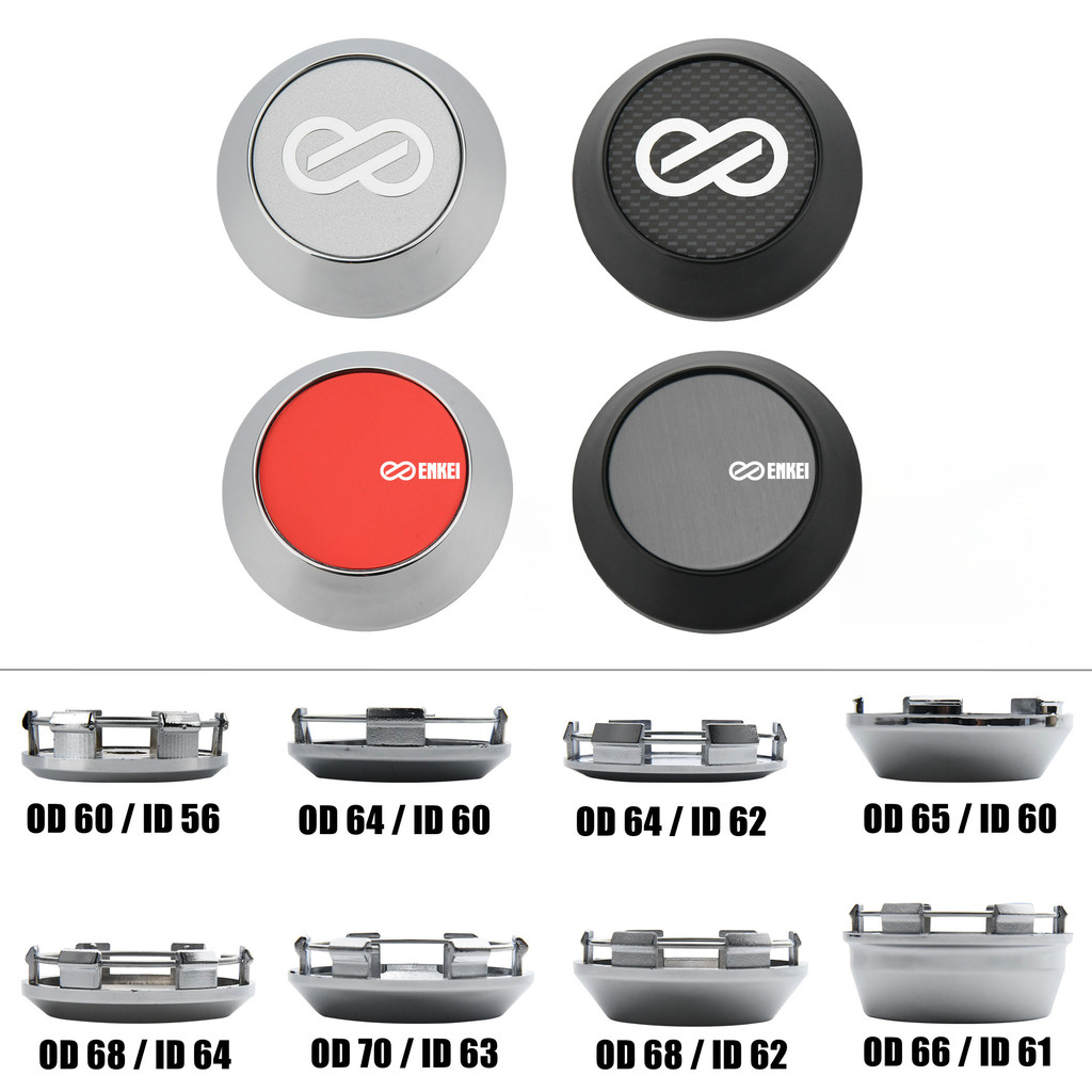 Japan Racing 60mm ENKEI Wheel Center Cap 64mm Sport Rim Cap 65mm Hub ...