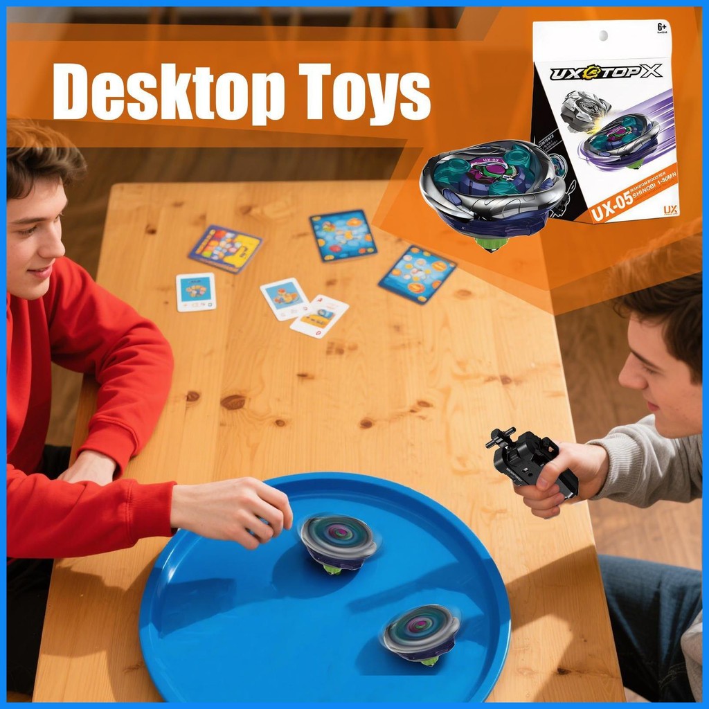 Spin Top Battle Top Combat Game Gyro Toy with Launch Device Exciting ...