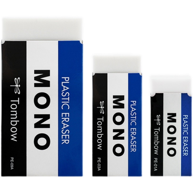 Japan Towbow Eraser MONO Series PE-01A PE-03A Chips Less Clean Drawing ...