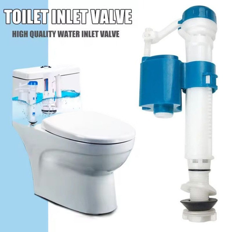 Toilet Tank Valve Inlet Cistern Bottom Entry Siphon Flush Drainage ...