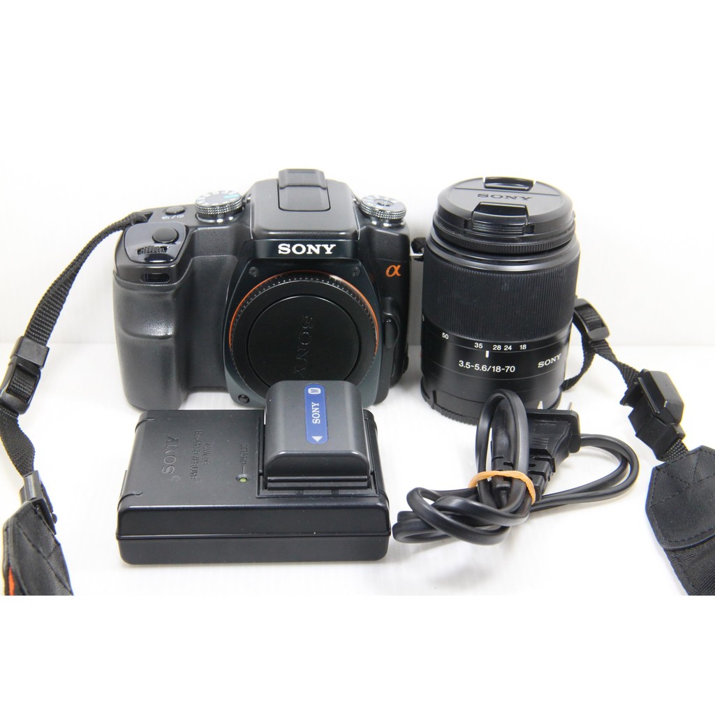 [USED in Japan] SONY Digital SLR Camera α100 Zoom Lens Kit Black ...