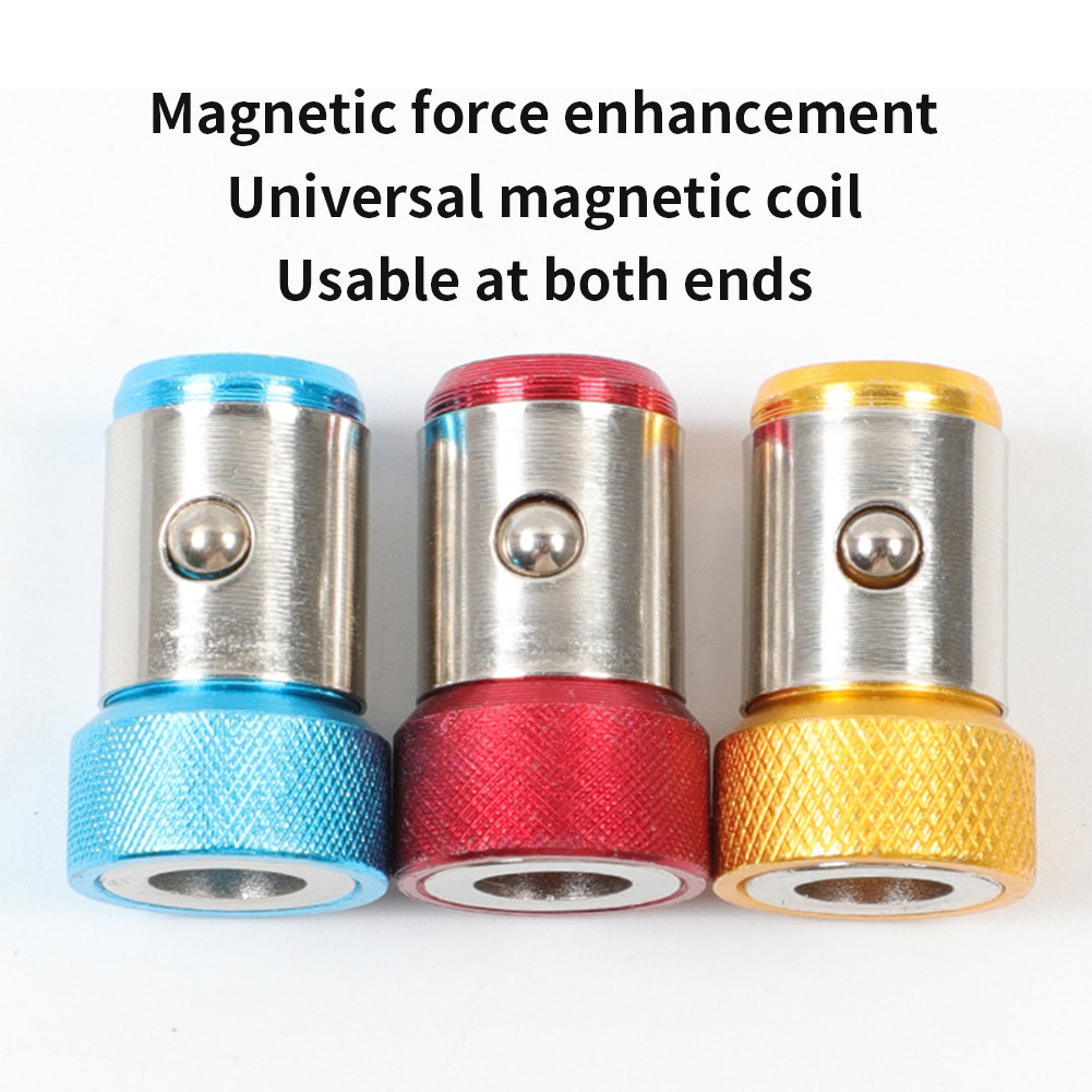 Screwdriver Magnetic Bit Holder Alloy Electric Magnetic Ring Universal ...