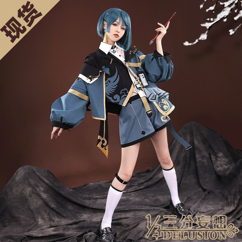 Three-point Delusional Genshin cos Clothing Store Autumn Daily Costume ...