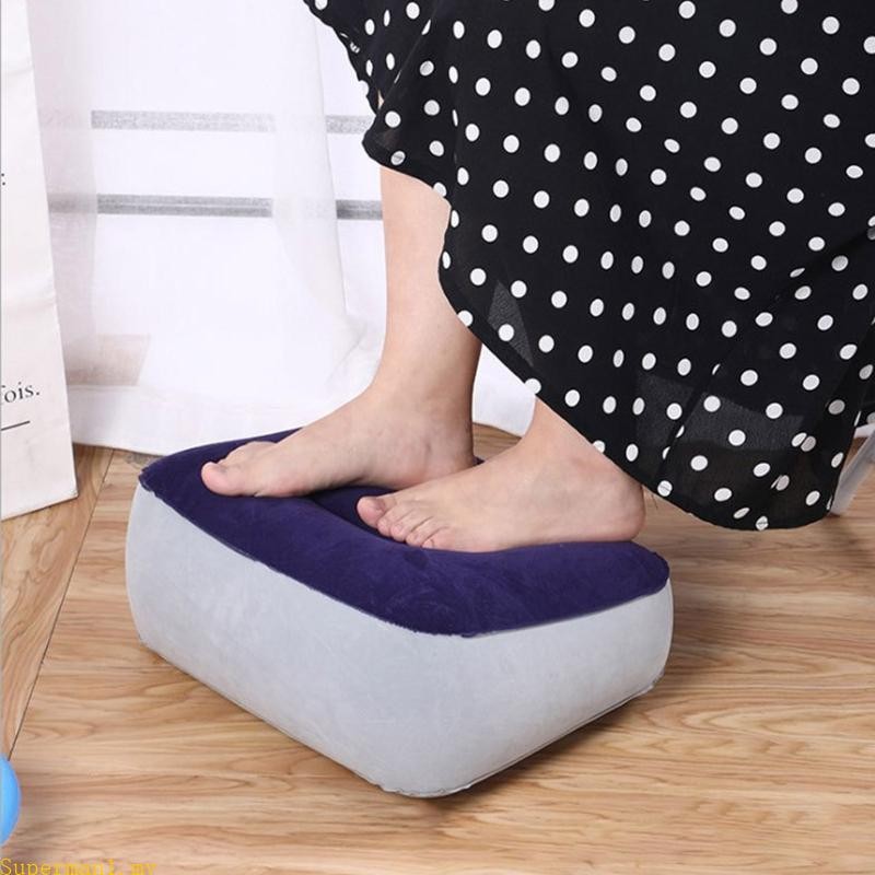Best Inflatable Foot Rest Pad Portable Travel Footrest Pillow PVC Feet ...