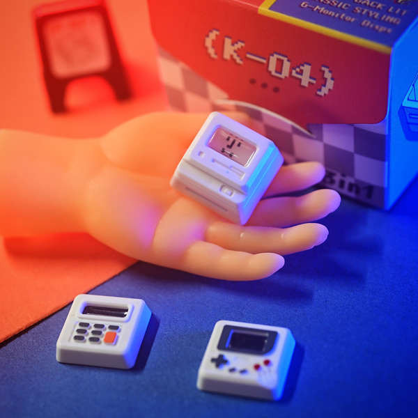 keycaps K-04 Personaliti Kreatif MAC Apple Macintosh Retro Boleh ...