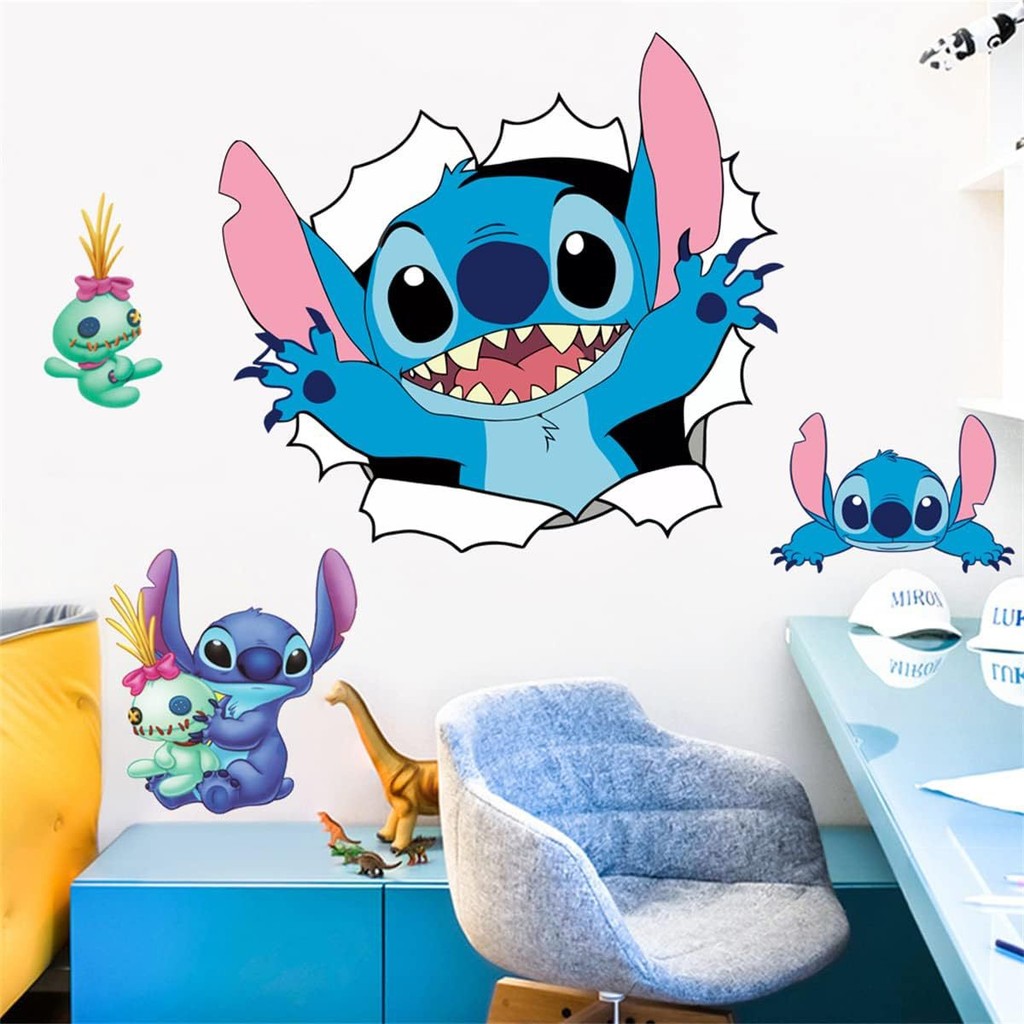 Wall Stickers Stitch Boy Wall Decoration Children's room pvc self ...
