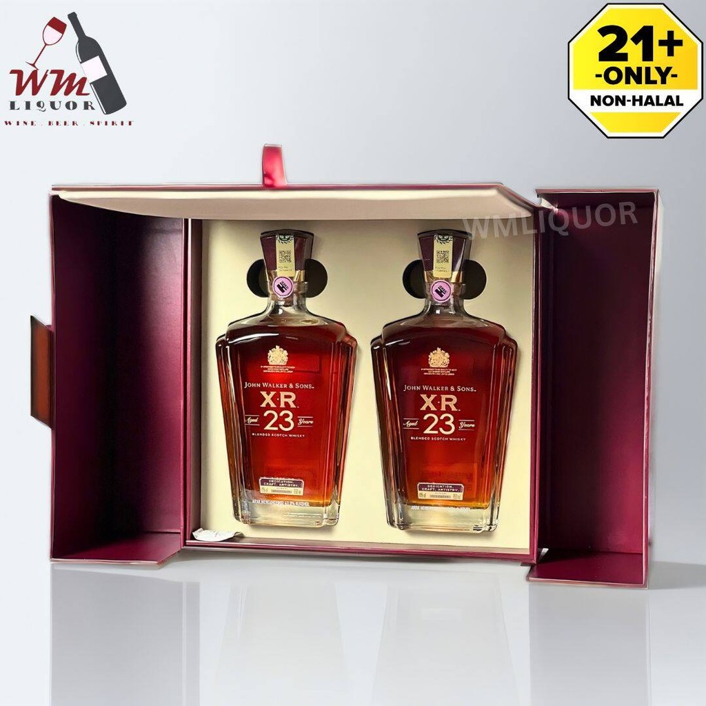 John Walker & Sons XR 23 Years Blended Scotch Whisky 750ML x 2Bottle | Shopee Malaysia