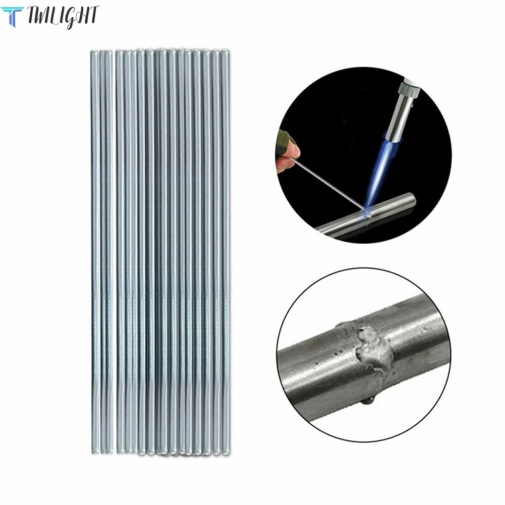 50pcs 330*2mm Aluminium Welding Low Temp Dura Easy Weld Rods Brazing ...