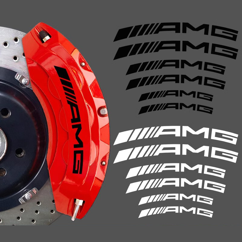 For AMG Calipers Sticker Car Sticker High Temperature Resistant Brake ...