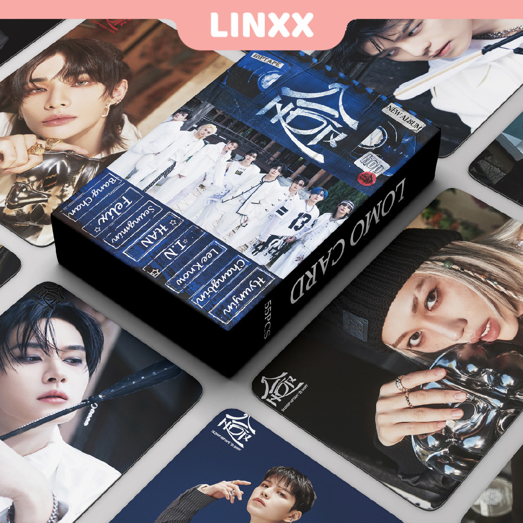 LINXX 55 Pcs Stray Kids HOP Album Lomo Card Kpop Photocards Postcards ...