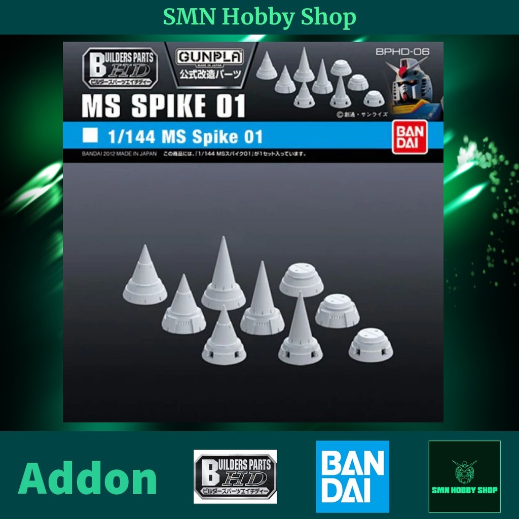 HG 1/144 MS Spike 01 Addon Weapon & Backpack [Builders Parts HD] (Bandai) | Shopee Malaysia