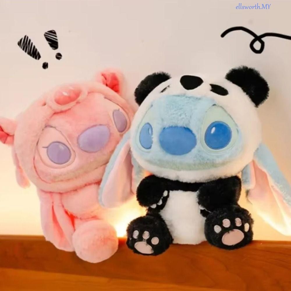 ELLSWORTH Stitch Cos Panda Plush Doll, Lamb Pig Koala Panda Lilo Stitch ...