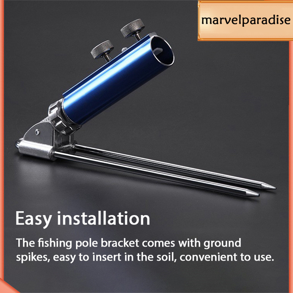 【Mapde】Aluminum Alloy Fishing Rod Holder Lure Casting Pole Support ...