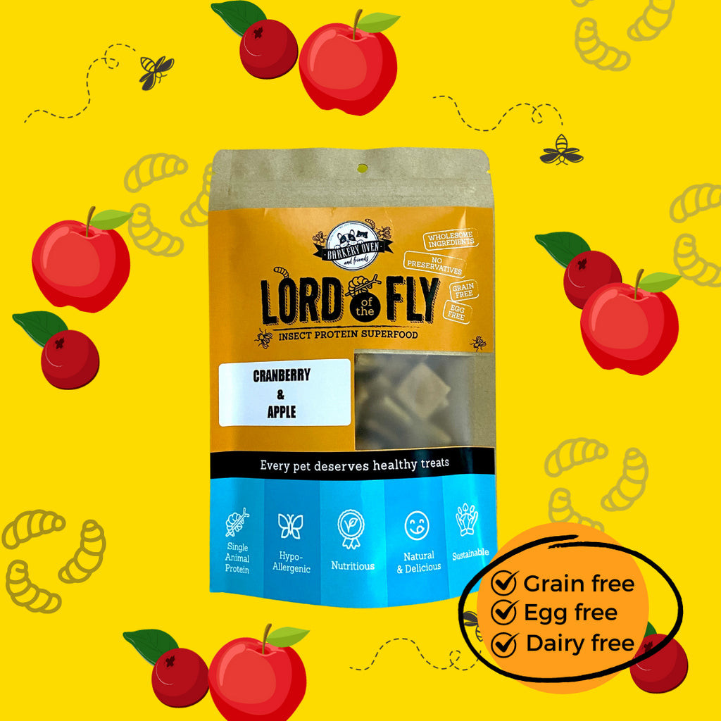 Barkery Oven Lord of The Fly - Cranberry & Apple Biscuit | Insect ...