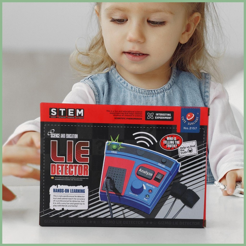 Lie Detector Toys Funny Children Tricky Toy Lie Detector Device ...