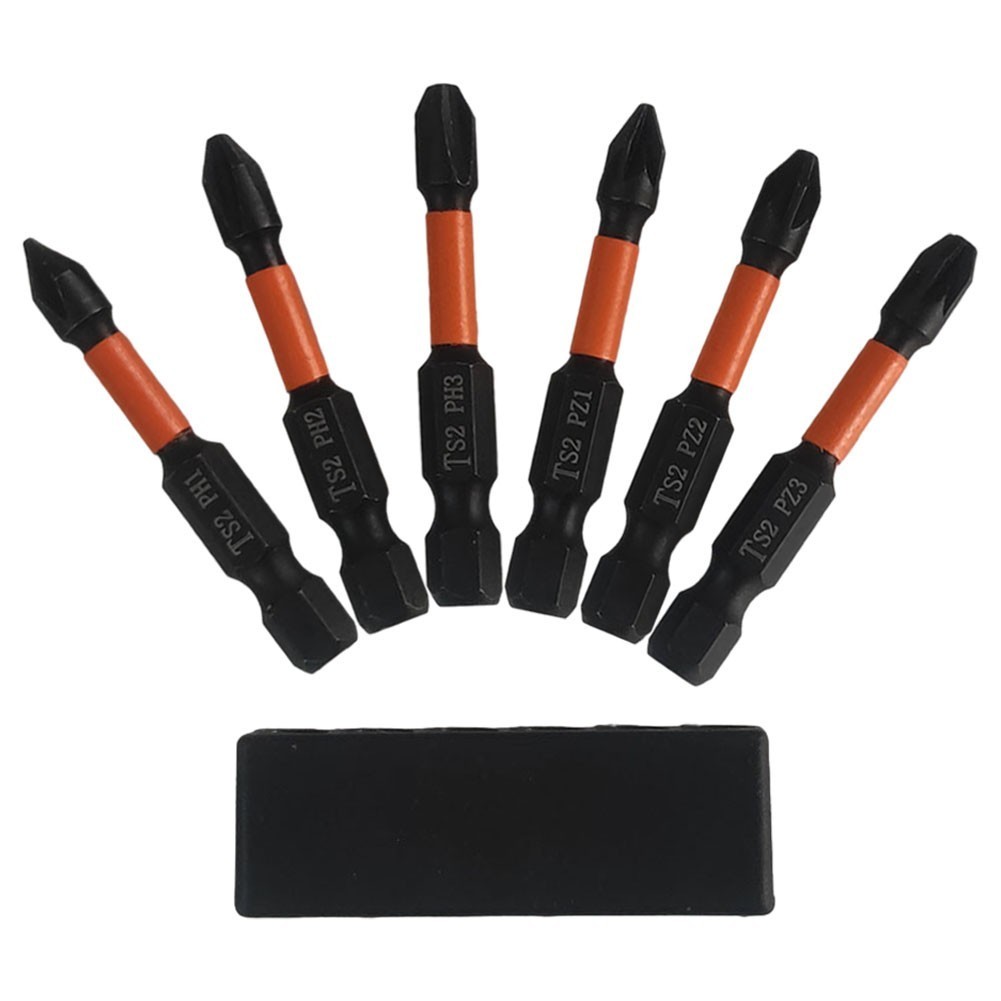 50mm 1/4 Hex Drill Bit Magnetic Screwdriver Bits PH1 PH 2PH3 PZ1-PZ3 ...