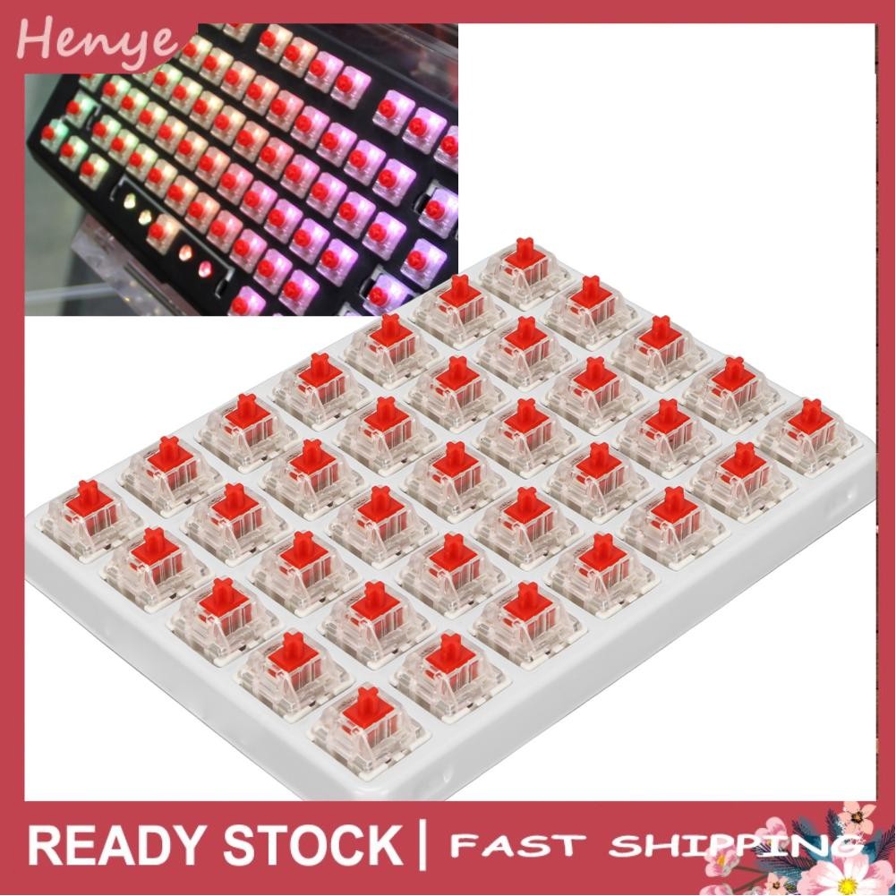 Henye Red Switch Pre Lubricated Widely Used Mechanical Keyboard Plastic ...