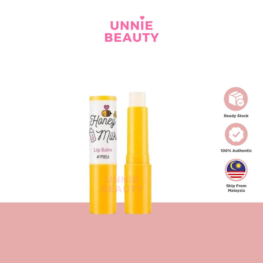 Apieu Honey & Milk Lip Balm 3.3g | Shopee Malaysia