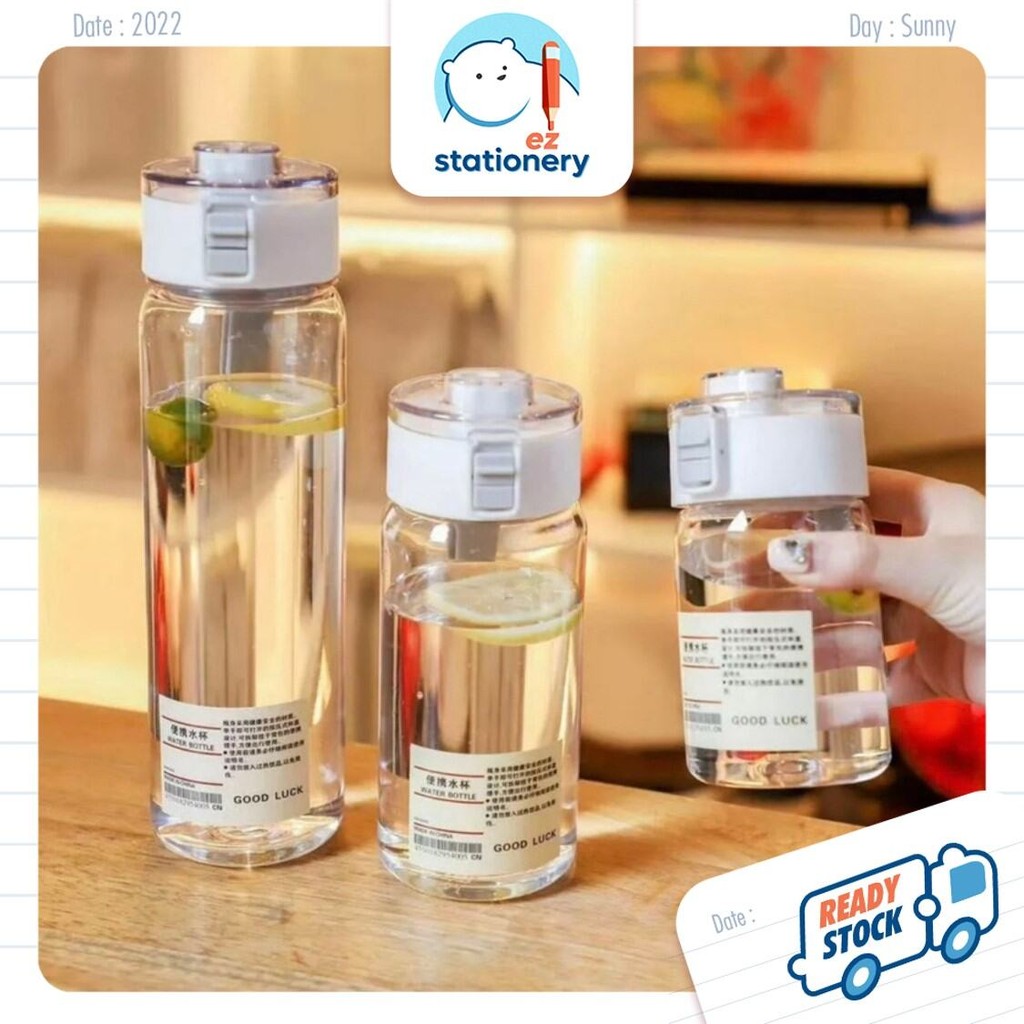 MY Ready Stock Minimalist Muji Style Water Bottle With Strainer Filter ...