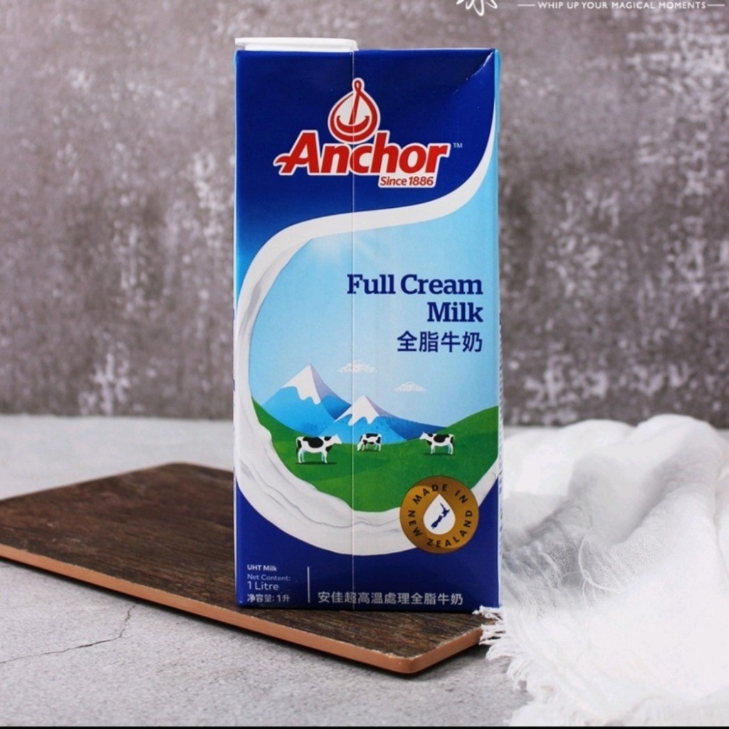 ANCHOR UHT FULL CREAM MILK 1L | 安佳全脂牛奶1公升 | Shopee Malaysia