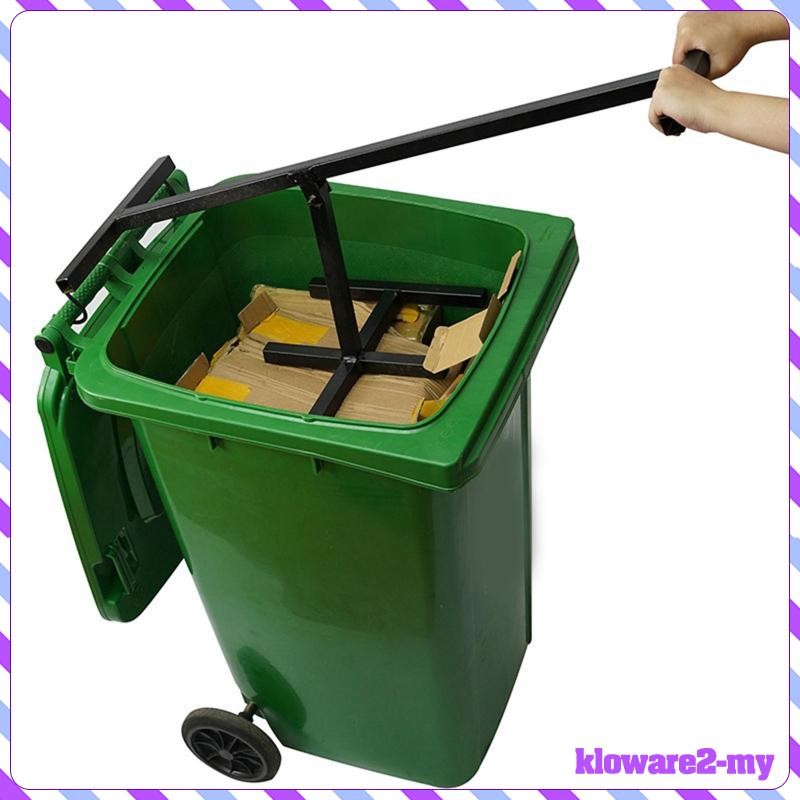 [KlowareafMY] Manual Trash Compactor Tool Sturdy for 120-660L Wheelie ...