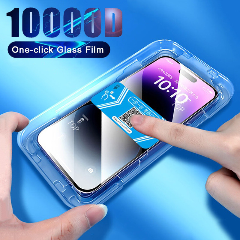 One-click Installation Tempered Glass For Samsung Galaxy S25 S24 S23 ...