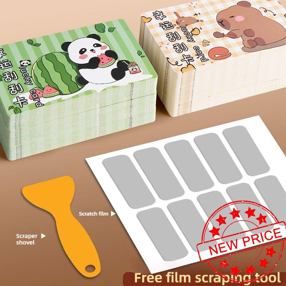 Scratch Off Cards Party Games Vouchers Festive Raffle Holiday Prize ...