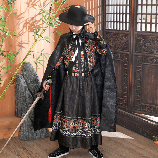 新年衣服 2025新年衣服 新年套装 Anak lelaki Hanfu sangat tampan, anak-anak, pakaian ...