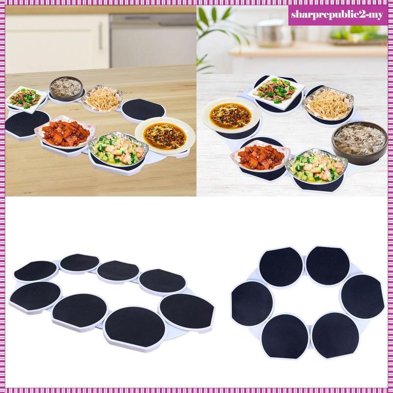 [SharprepublicefMY] Lazy Turntable Turntable Food Serving Stand Non ...