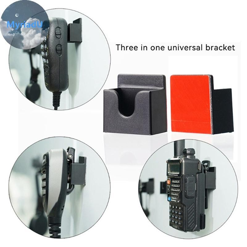 MyriadU Walkies Talkies Holder Clip Wall Mount Back Rack Back Easy ...