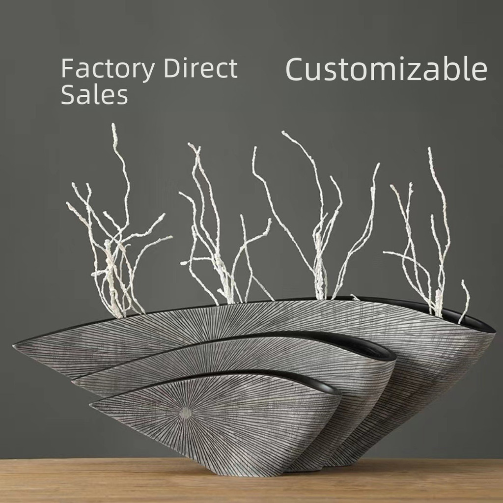 Vas damar mewah sederhana dan ringan, seni bunga, alat letak barang ...