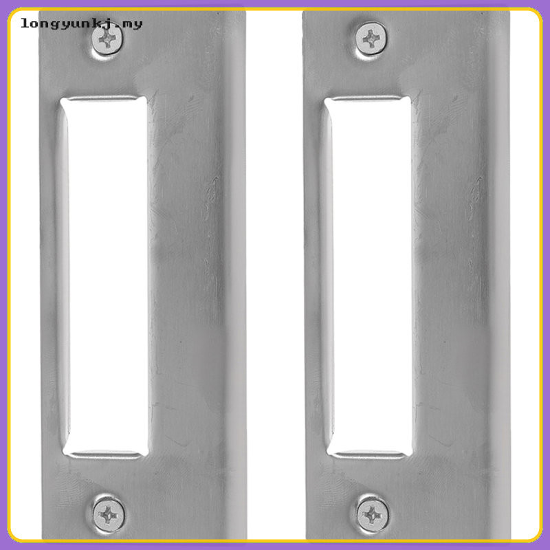 💖💕 Stainless Steel Repair Kit Strike Plate Front Door Reinforcement ...