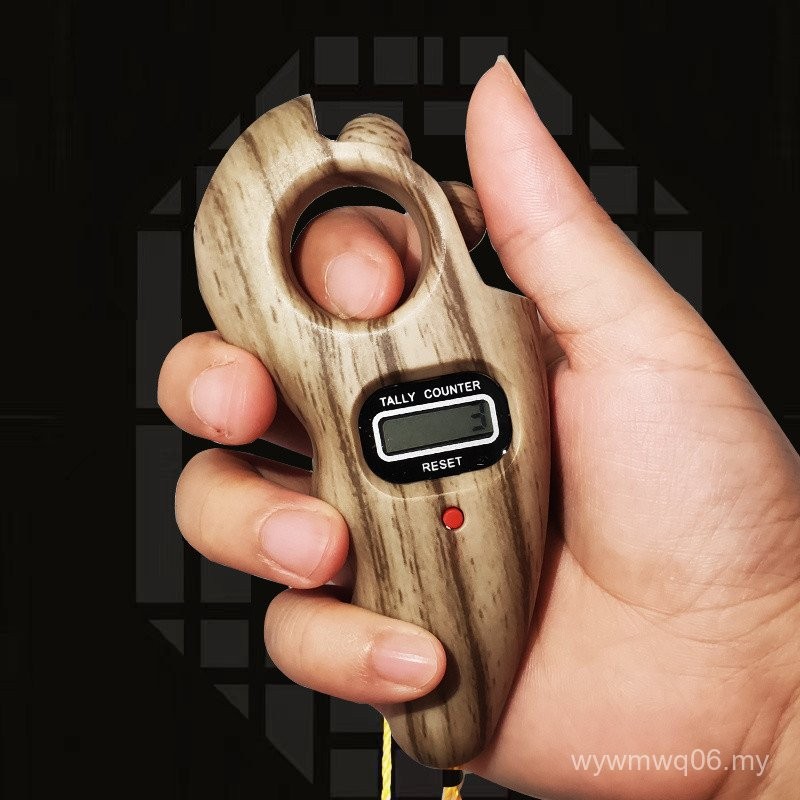 Two-way Counter Manual Dial Bead Electronic Counter Replaceable Battery Large Screen Luminous ...