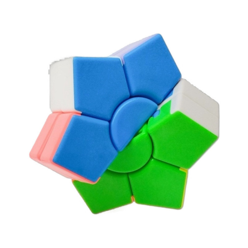 X-Cube 2x2 Speed Cube Boomerang Hexagonal Flower Shape Stickerless ...