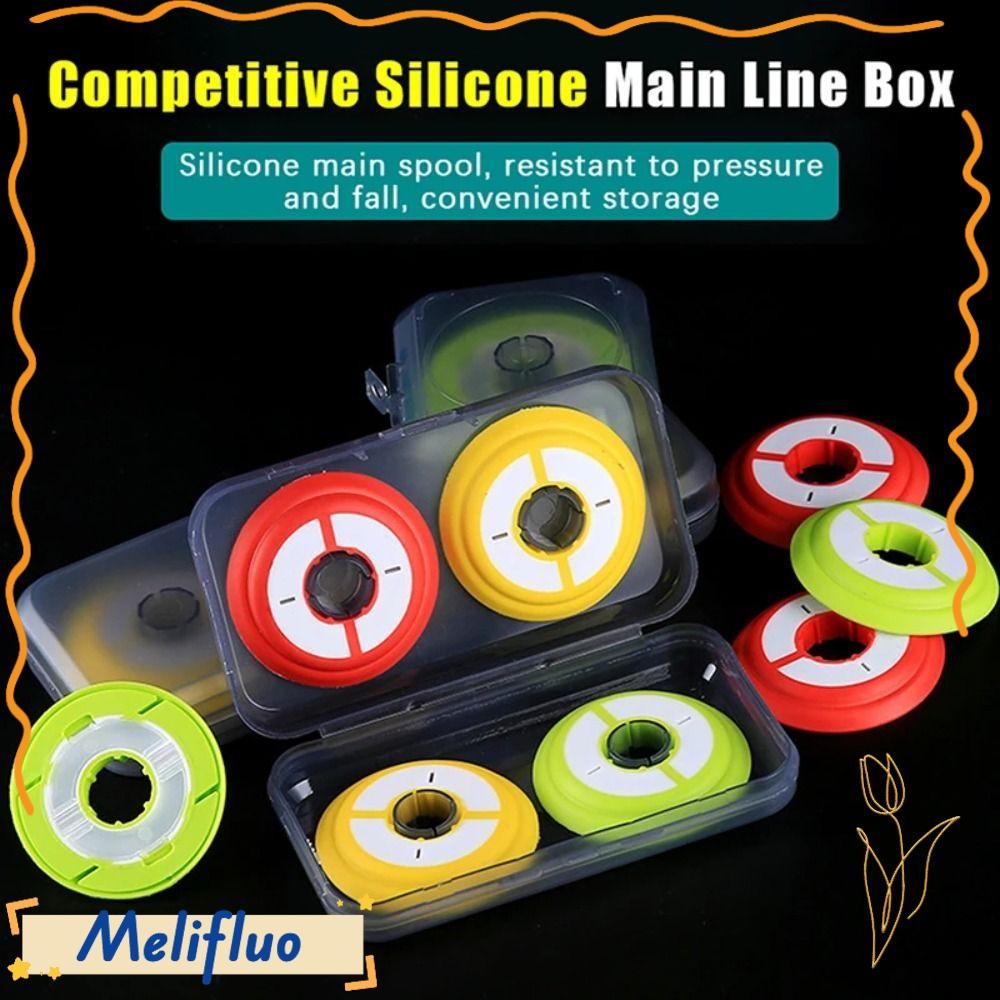 MELIFLUO 1Pcs Fishing Main Line Box, 2-6 Spindle Silicone/Foam Main ...