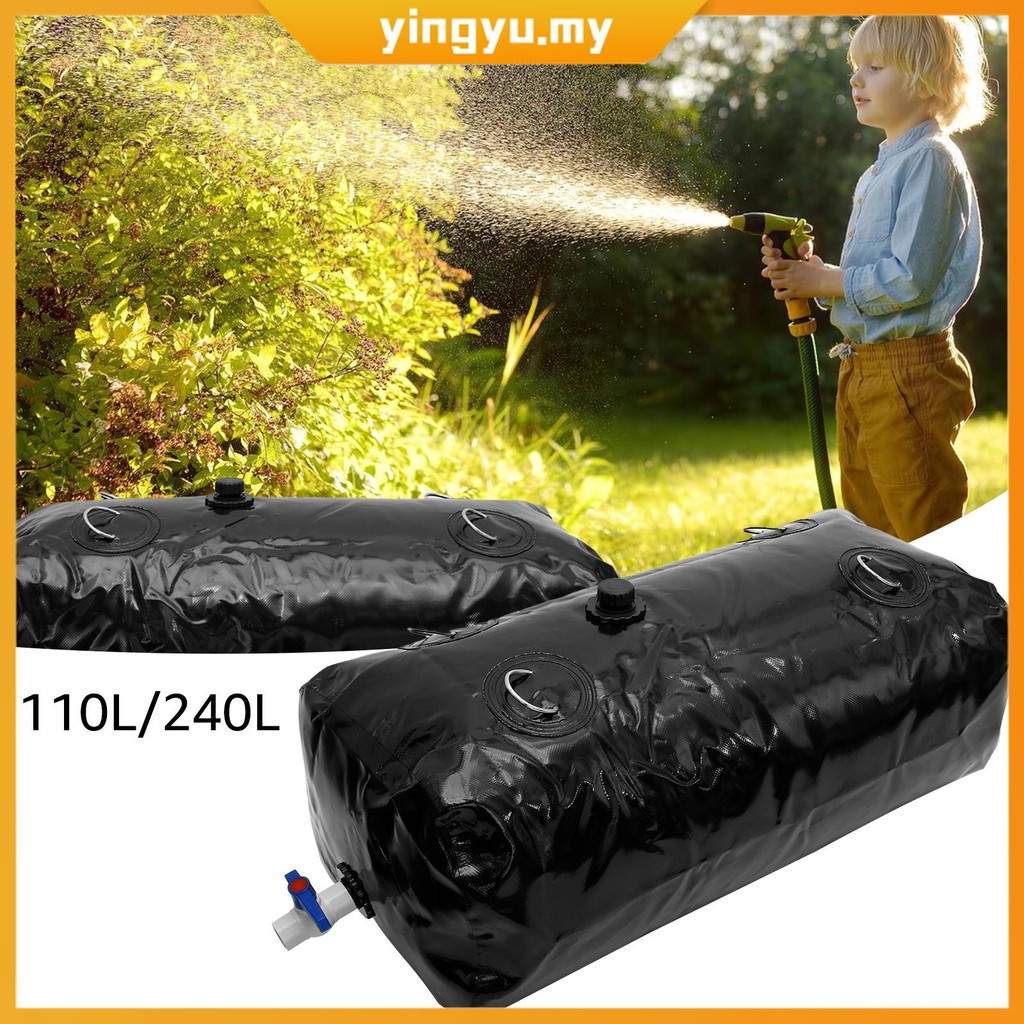 110L/240L Water Tank with 3/4 Spigot and Overflow Kit Portable Water ...