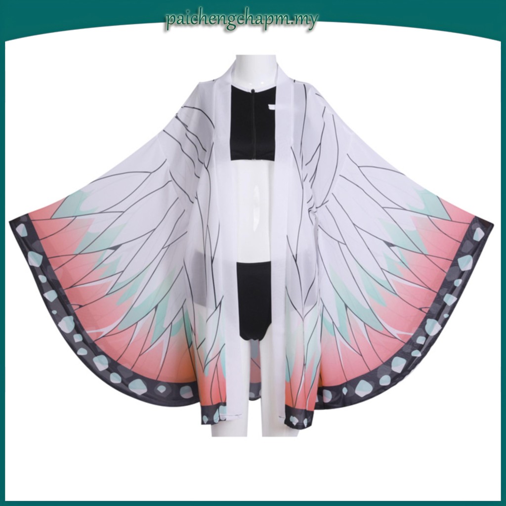 Demon Slayer:Kimetsu no Yaiba-Kochou Shinobu Cosplay Costume Kimono ...