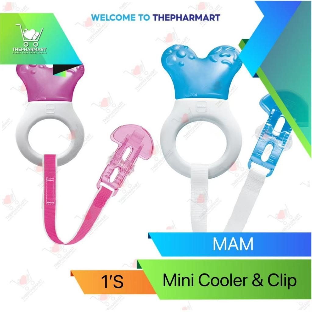MAM Mini Cooler + Clip (Pink / Blue) | Shopee Malaysia