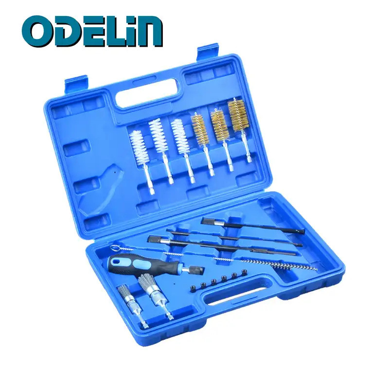 19pcs Universal Injector Seat Brush Cleaner Cleaning Tool Kit for ...