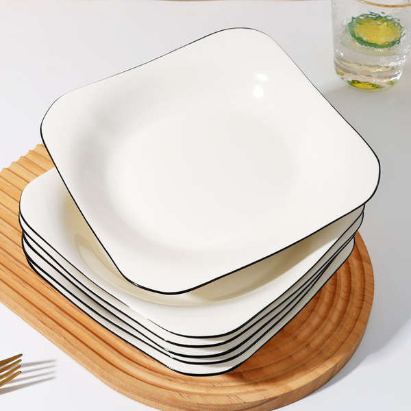 dinner set arcopal set pinggan mangkuk 6 pinggan persegi, pinggan dalam ...