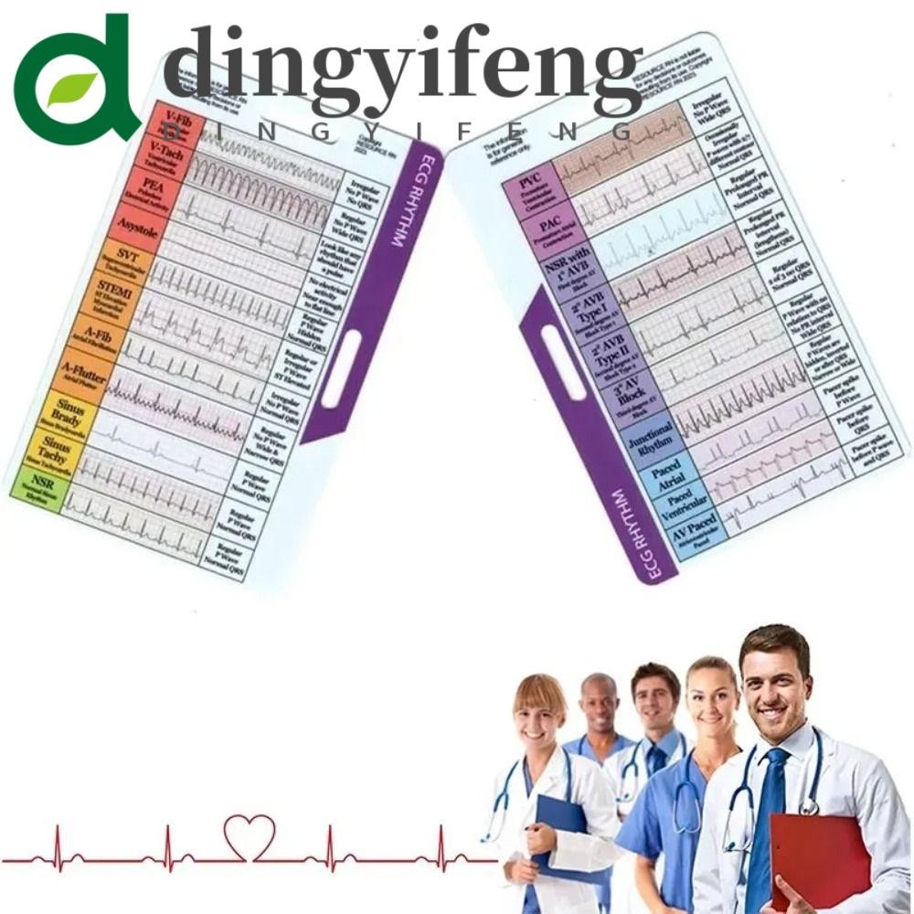 DINGYIFENG Ecg Self Measuring Ruler, ECG/EKG Interpretation Measuring ...