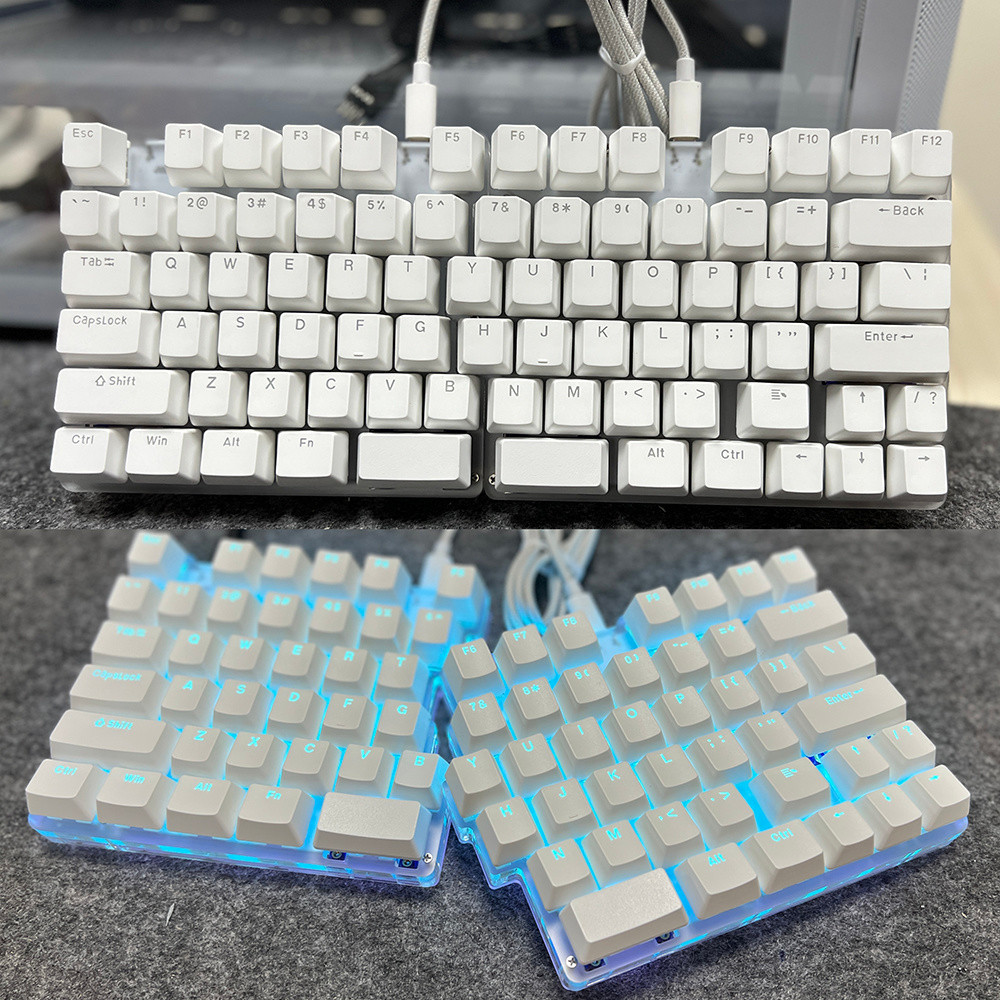 [3129 People Collection] Ergonomic Keyboard Split Mechanical Keyboard ...