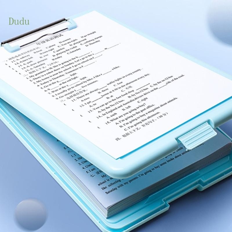Dudu A4 Clipboards File Folder Plastic Storage Clipboard with Clip ...