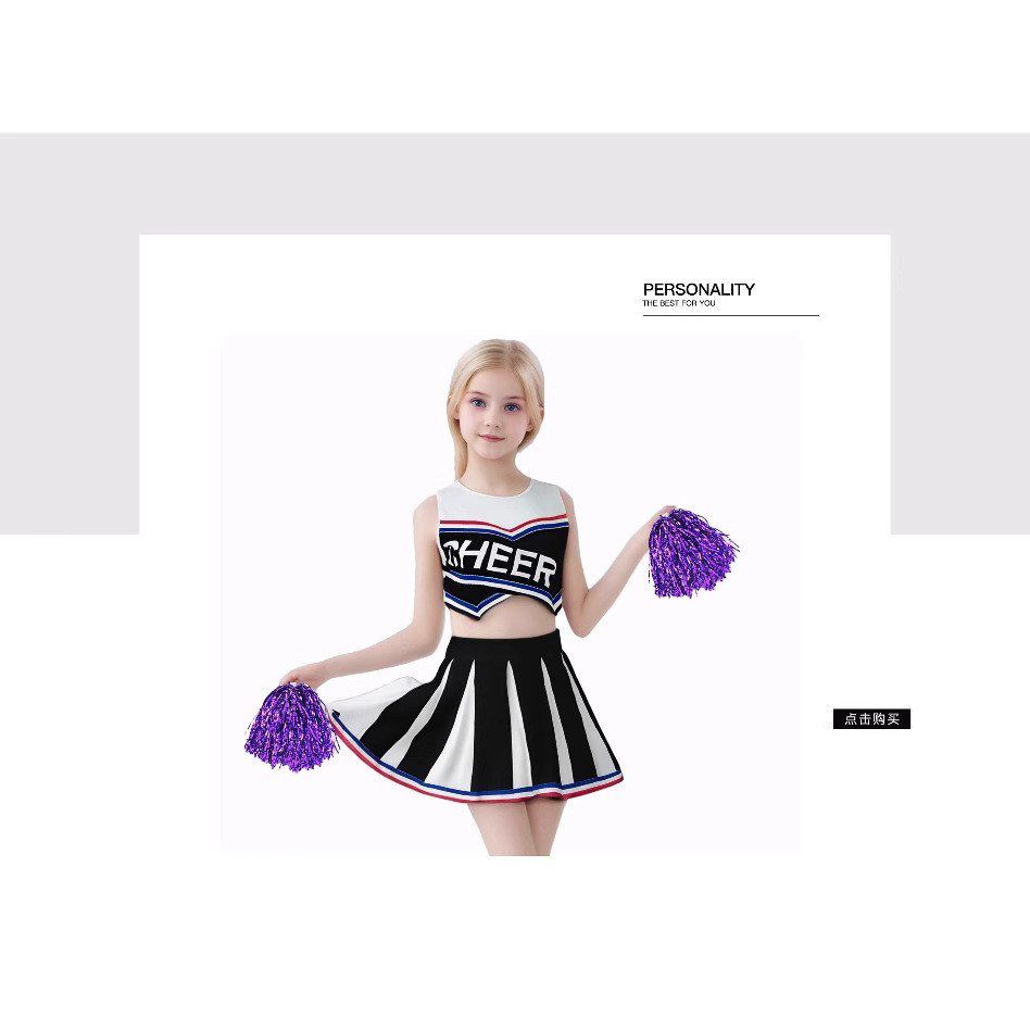 Cheerleading Uniform Children Cheerleading Performance Student Games ...