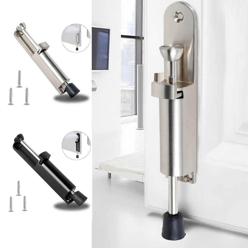 [Local]Heavy Duty Kickdown Door Stop Zinc Alloy Easy Step Door Stopper ...