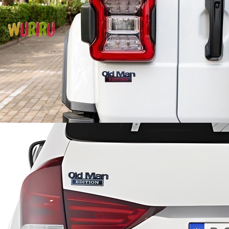 [Eighth] Car 3D Metal Chrome Sticker Emblem OLD MAN EDITION Badge Logo ...