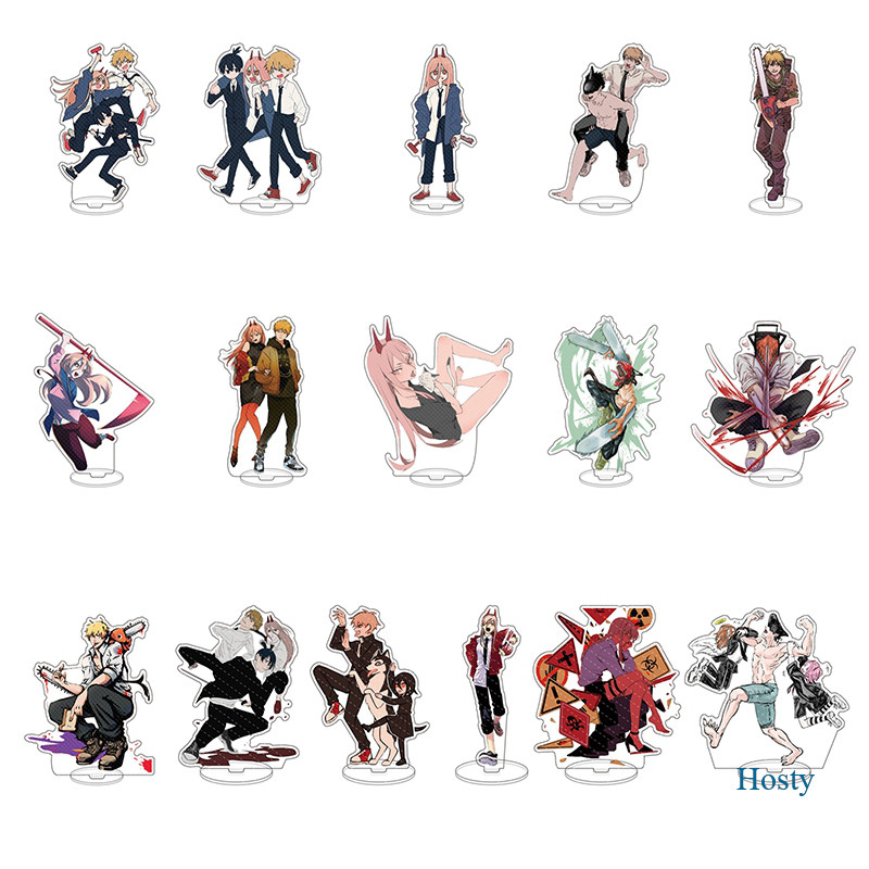 Chainsaw Man Anime Figure Power Denji Action Figures Acrylic Stand ...