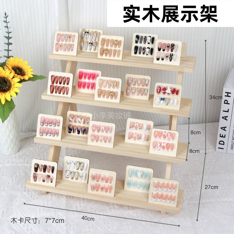Manicure Live Broadcast Display Board Log Multi-Layer Ladder Type ...